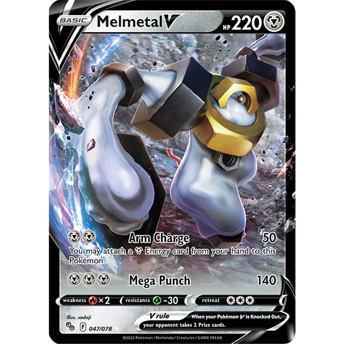 Pokemon Cards GO Melmetal V Battle Deck