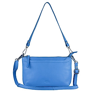Mou Meraki Genuine Leather Crossbody Purse and Handbags - Crossover Bag Over the Shoulder Women