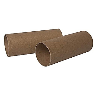 30 Pack Craft Rolls - Round Cardboard Tubes - Cardboard Tubes for Crafts - Craft Tubes - Paper Tube for Crafts - 1.57 x 3.9 Inches - Brown