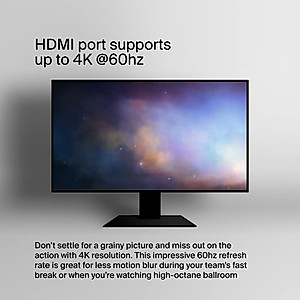 Belkin 7-in-1 USB-C Hub, Multiport Adapter Dongle with 4K 60Hz HDMI, 100W Power Delivery, 2.5Gb, 2 USB A Ports, SD and MicroSD Slot for MacBook Pro 14 and 16, iPad Pro 12.9 & 11, XPS, Surface and More