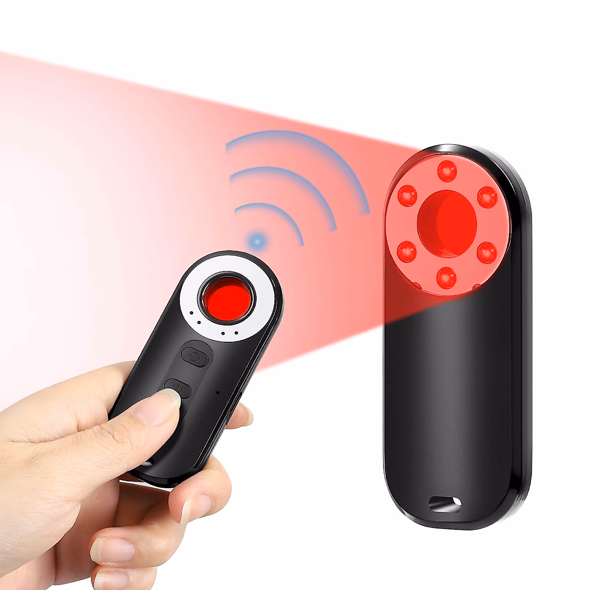 Hidden Camera Detector - Spy Camera Finder with Vibrating Alarm, GPS Tracker Detector, RF & Bug Detector, Wireless Signal Scanner for Home Security, Camera Detector Spy Device