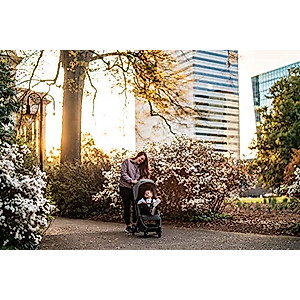 MINU V2 Stroller-Greyson (Charcoal mélange/Carbon/Saddle Leather)