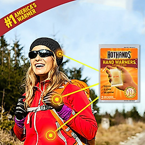 HotHands Hand Warmers - Long Lasting Safe Natural Odorless Air Activated Warmers - Up to 10 Hours of Heat - 160 Individual Warmers