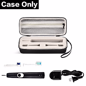 Case for Oral-B/for Philips Sonicare Pro 1000 2000 CrossAction/Smart 1500 Electric Rechargeable Toothbrush, Travel Storage Holder Bag for Oral B ProtectiveClean Toothbrushes Heads, Charger-Box Only