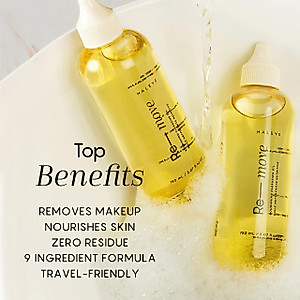 HALEYS Cleansing Oil, Removes Waterproof Makeup, Sunscreen, Impurities - Gentle & Nourishing Korean Facial Cleanser, Makeup Removal with Olive Oil & Vitamin E - All Skin Types (Sensitive)