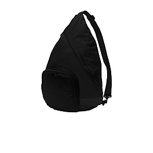 Port Authority Active Sling Pack BG206 Black/Black One Size
