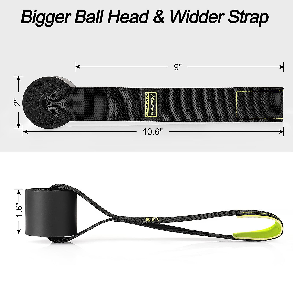 Manificent Door Anchor for Resistance Bands, Heavy Duty Padded Door Anchor System Door Hook, Must-Have Workout Exercise Bands Attachment Compatible for Loop Bands, Resistance Tube TRX, Yoga Strap