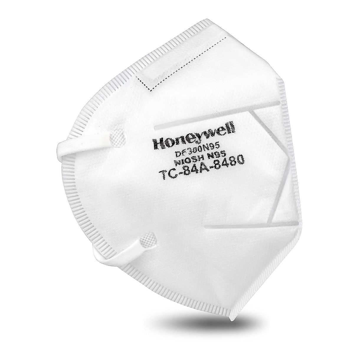 Honeywell Safety NIOSH-Approved N95 DF300 Flatfold Respirator, 20-pack (RAP-74038), White,One Size Fits All