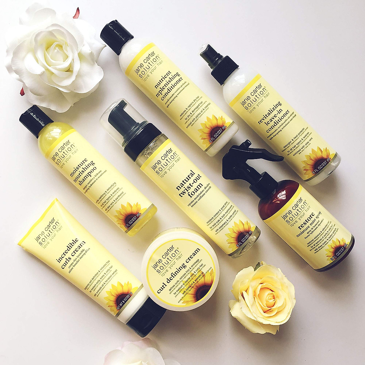 JANE CARTER SOLUTION Revitalizing Leave-In Conditioner Spray (8oz) - Moisturizing, Heat Protectant, Reduce Frizz