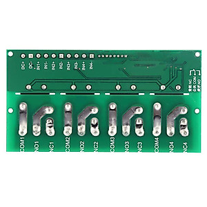 YYG-4 Four Way Relay Module, 30A Control Panel Optocoupler Isolation High Power AC 250V/30A, Less Than DC 30V/30A(12VDC)