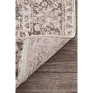 nuLOOM Verdell Vintage Medallion Area Rug, 6' x 9', Beige