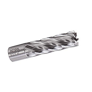 ACTOOL 3/4" Diameter × 2" Depth of Cut HSS ANNULAR Cutter with 3/4'' Weldon Shank