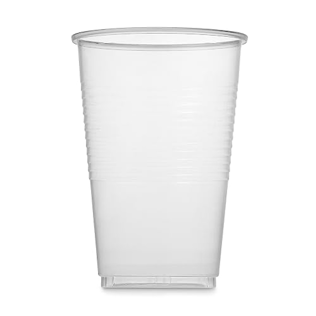 Munfix 250 Pack 16 Oz Clear Plastic Cups, Disposable Drinking Cups, Plastic Party Cups, Transparent Plastic Cups Bulk for Birthday Parties, Picnics, Ceremonies, and All Events