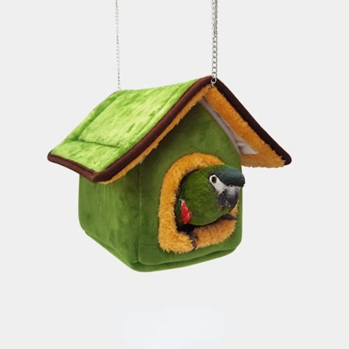 Barn Eleven Winter Warm Bird Nest House Bed Hammock Toy for Pet Pet Parrot Parakeet Cockatiel Conure Lovebird