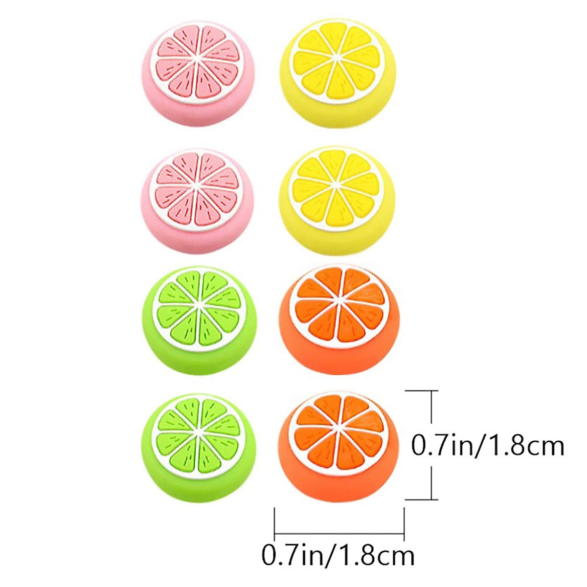 8pcs Handle Button Cap Joystick Grip Button Cover Joystick Caps for Joystick Cover Joystick Grip Button Cap Thumb Stick Cap Joystick Thumb Grip Joystick Protective Caps