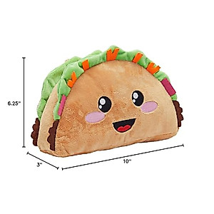 BLUE PANDA Soft Taco Stuffed Animal, Comfort Plush Toys for Gifts, Collectibles, 10 Inches