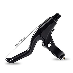 Yimaa 1 Pair Bicycle Brake Levers Universal Bike Brakes Handle Replacement Aluminum Bycicle Parts and Accessories for Mountain Bike, Road Bike, Folding Bike, MTB, 2.2cm Diameter