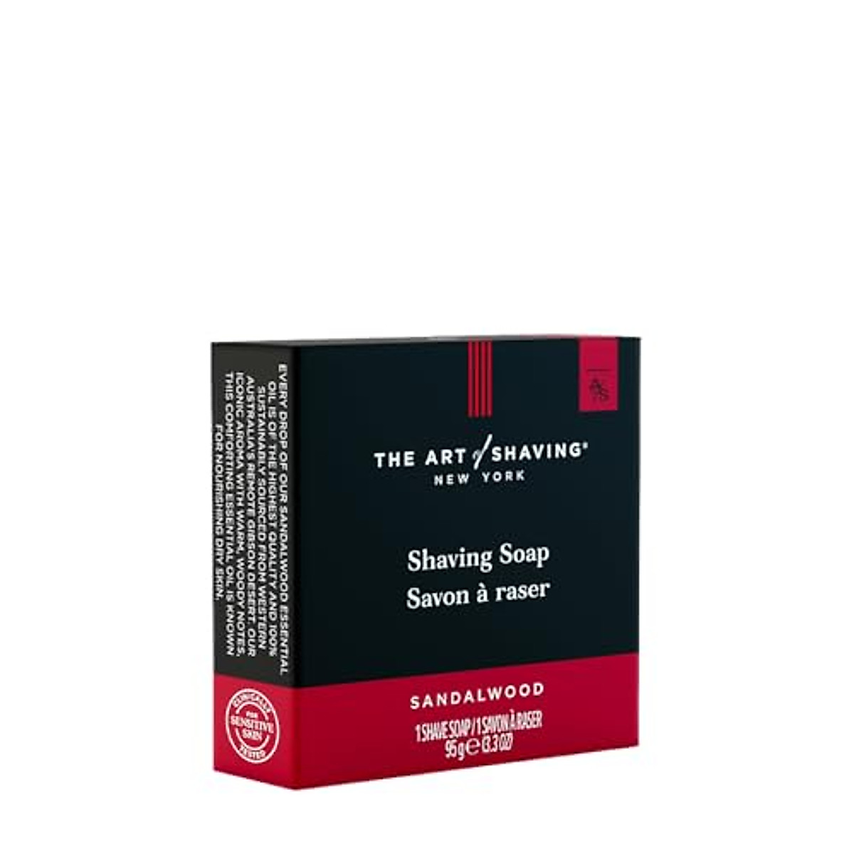 The Art of Shaving Shaving Soap - Shave Soap Refill for Shaving Brush and Shaving Bowl, Protects Against Irritation, Sandalwood, 3.3 Ounce