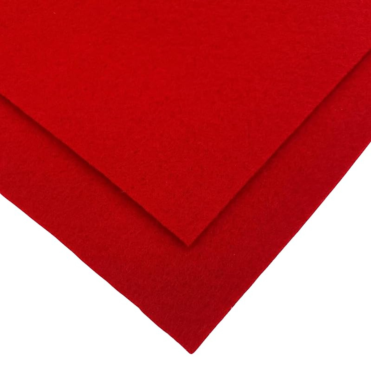 Ice Fabrics Craft Felt Fabric by The Yard - 72" Wide & 1.6mm Thick Acrylic Felt - Soft and Durable Red Fabric for DIY Arts & Crafts, Decorations and More - 1 Yard Red