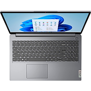 Lenovo Ideapad 1 15.6" HD Laptop, Athlon Silver 3050U (Beats i3-1005G1) Dual-core Processor, 8GB RAM, 256GB SSD, WiFi, Webcam, Bluetooth, Win 11 S, Cloud Grey, TGC Bundle