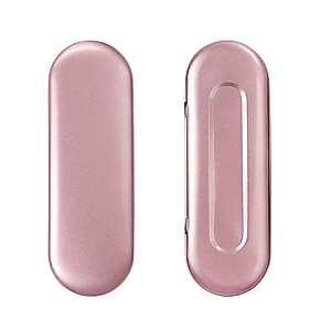 1 Pc Eyelash Extension Tweezers Storage Case Professional Travel Small Box Portable Tin Holder Container for Tweezer, Pink