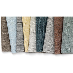 Liz Jordan-Hill Light Blue Stain Resistant Chenille Uphostery Fabric 100% Polyester Woven for Furniture, Sofa, Barstool, DIY Crafting (55" Wide Color - Johnny Cake - 2 Yards)