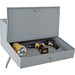 Global Industrial Wall Mounted Receiving Desk, 24" W x 22" D x 12" H, Gray