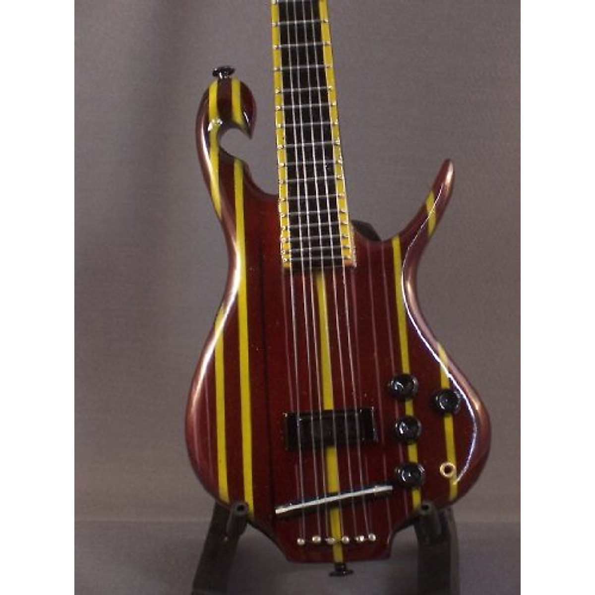 Mini Guitar for Primus LES Claypool Rainbow Bass Display