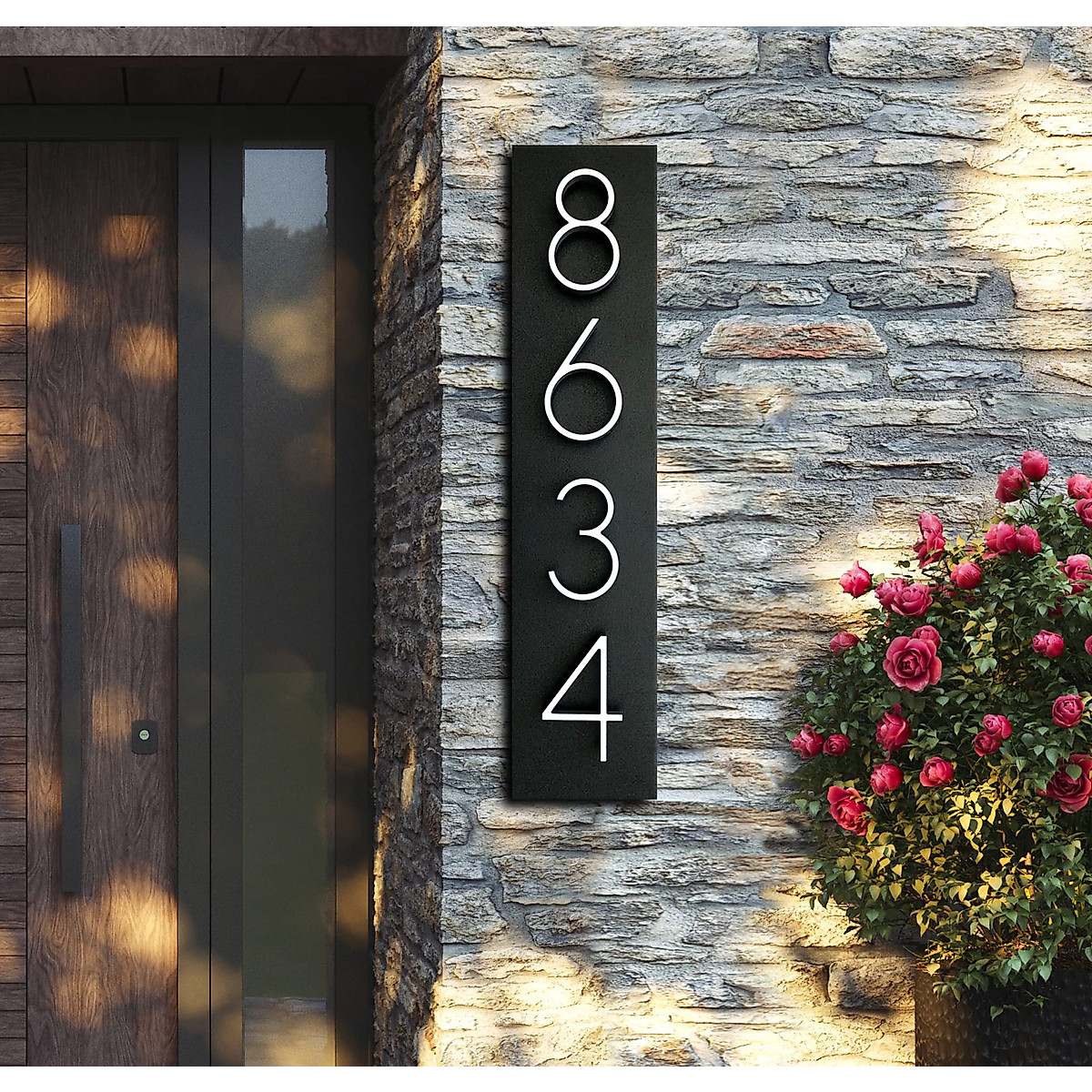 House Numbers | Address number available in Vertical and Horizontal mode | Address number | House address plaque | Personalized gift | Address sign | Modern house numbers | address sign