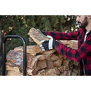 Champion Power Equipment 201163 48-Inch Firewood Heavy Duty Wood Log Rack, Weather Resistant Cover Included
