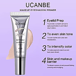 UCANBE Full Makeup Kit for Women, All In One Make Up Gift Set with 2 Eyeshadow Palette, 3 Matte Liquid Lipstick, 3 Lipliner, 3 Mascara, 3 Eye Primer, 2 Eyebrow Pen, 1 Eyeliner, 1 Eye Shadow Brush Set