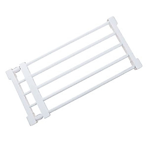 Cabilock Cabinet Shelf Metal Shelving Expandable Closet Tension Shelf Rod Organizer for Bathroom Kitchen Cupboard Wardrobe Bookshelf Storage Rack 50-80cm Cabinet Shelf Metal Shelving