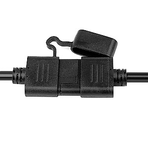 WOFTD Trailer Wire Extension Plug, 4 Pin Trailer Wiring Harness Extender with Dust Cover Plug & Play Connectorn,10 ft, for Trailer Boat Car RV Truck