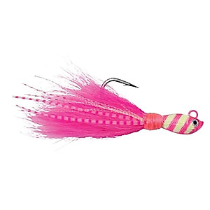 SPRO Fishing SPBJZCP-1 Power Bucktail Zebra Crazy Pink 1