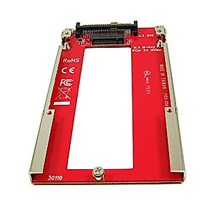 Ableconn IU2-M3153 M.3 NGSFF to U.2 Adapter - Turn M.3 NGSFF (NF1) NVMe SSD to 2.5-inch Drive for U.2 (SFF-8639) Host Interface - Support Samsung NF1 SSD - M.3 to U.2
