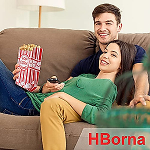 500 Pieces Paper Popcorn Bags, 1 oz Popcorn Bags Individual Servings for Popcorn Machine Party, Pop Corn Bag Bulk