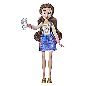 Disney Princess Comfy Squad Belle Fashion Doll, Toy Inspired by Ralph Breaks The Internet, Casual Outfit Doll, Girls 5 and Up, White