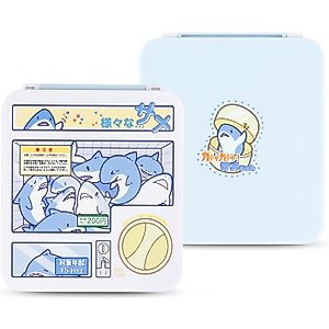 GeekShare Portable Switch Game Card Case-Switch Game Holder Case with 12 Game Card Slots-Game Card Cartridge Carrying Storage Box Compatible with Nintendo Switch- Cute Shark