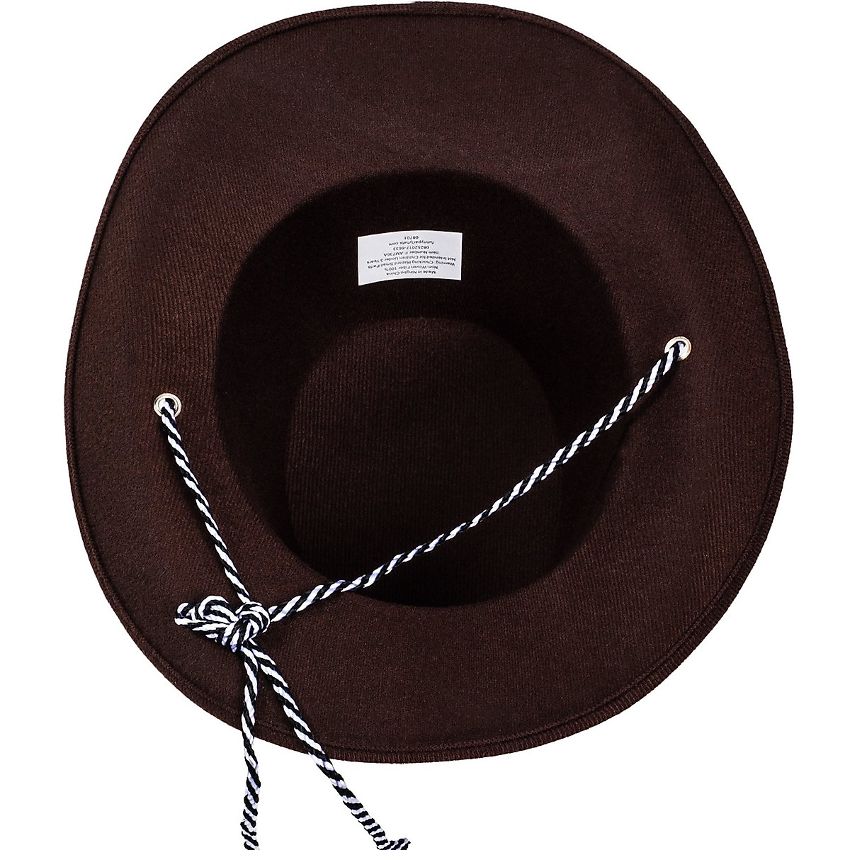 Funny Party Hats Brown Felt Cowboy Hat for Kids and Babies - Western Party Hat - One Size Fits Most