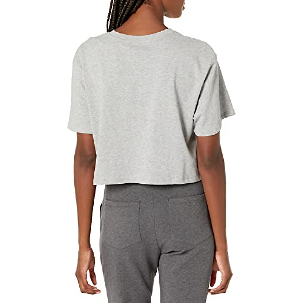 UGG womens Tana Cropped Tee T Shirt, Grey Heather, Medium US