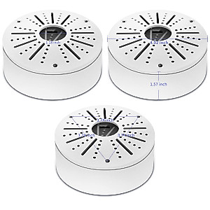 Universal Bullet Security Camera Junction Box Mount Bracket,Outdoor Metal Camera Mounting Box,Waterproof Junction Box,Wall Ceiling Mount Hide Cable Junction Base Boxes for IP Camera Electric Enclosure