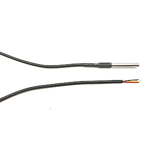 SYUAB 5pcs 3M Temperature Probe Waterproof Digital Temperature Sensor Stainless