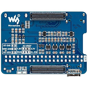 Nano Base Board (C) for Compute Module 4, Same Size as CM4, with Multiple Peripheral Interfaces Onboard 8MP Camera Module with 160°FOV