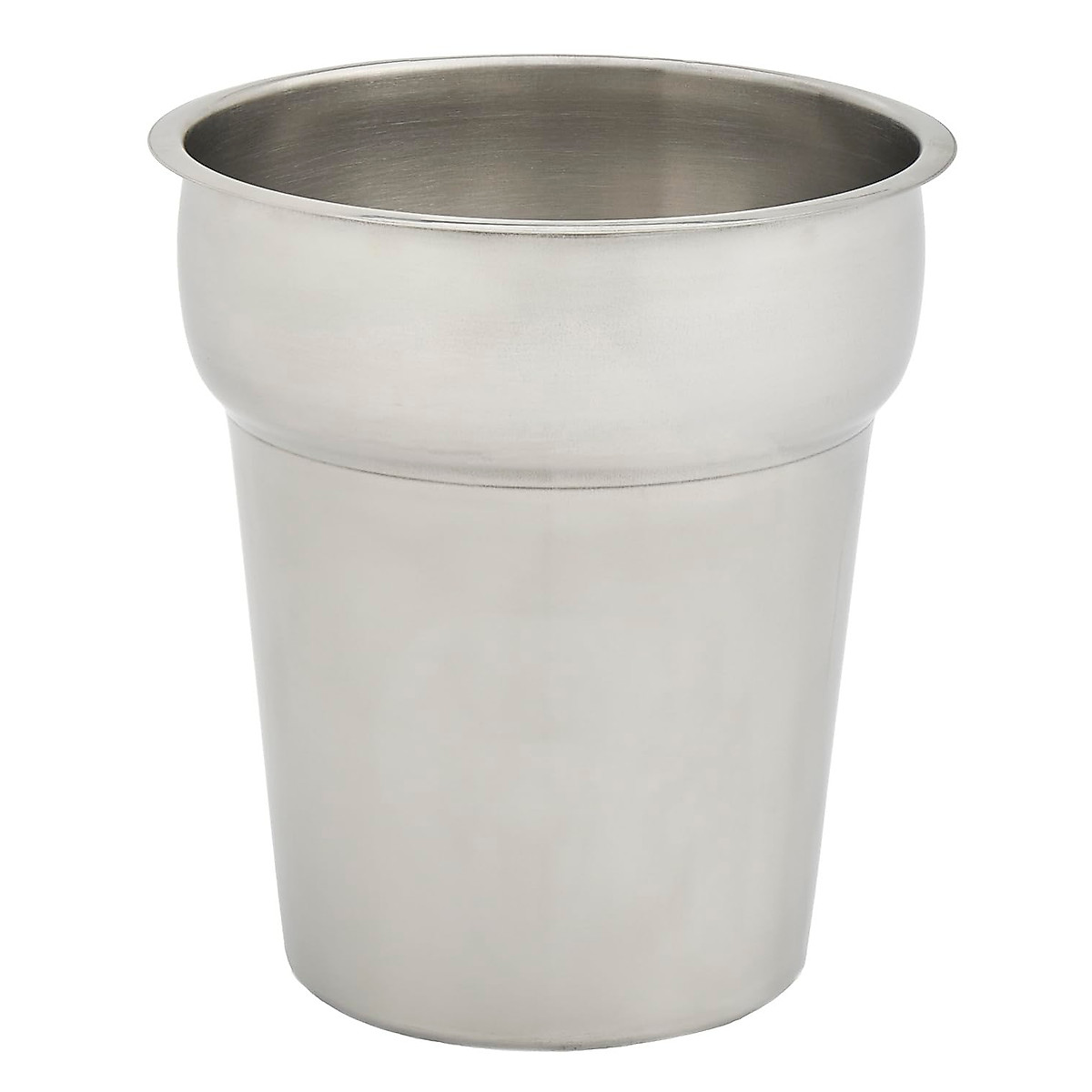 Kratos 29M-052 Single 3.5 Quart Electric Countertop Food Warmer with Inset Pot, Lid, and Ladle. Stainless Steel Nacho Cheese and Chili Warmer. 120V, 200W