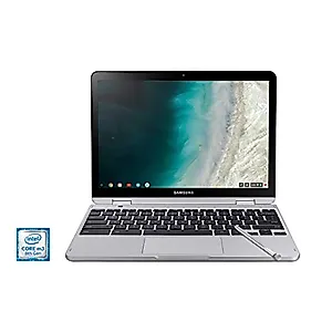 SAMSUNG XE520QAB-K02US Chromebook Plus V2, 2-in-1, Intel Core m3, 4GB RAM, 64GB eMMC, 13MP Camera, Chrome OS, 12.2", 16:10 Aspect Ratio, Light Titan