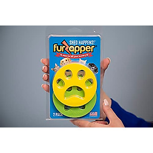 FurZapper Pet Hair Remover for Laundry, 4 Count - Reusable Dog & Cat Hair Remover Tool As Seen on Shark Tank - Removes Pet Fur, Hair, Lint, Dander from Clothes & Laundry - One FurZapper Per Pet