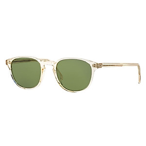 Oliver Peoples New OV 5219S 109452 Fairmont Sun 49mm Sunglasses (Buff/Green, 49)