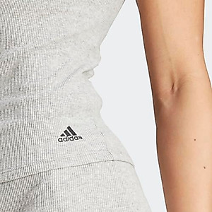 Adidas Women's Tank Top, Heather Grey, S