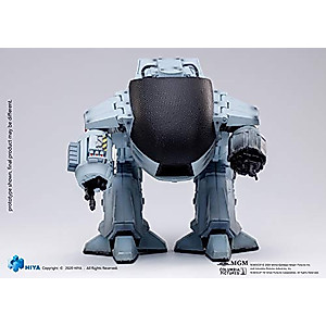 Hiya Toys Robocop: Battle Damaged ED-209 1:18 Scale Action Figure, Multicolor