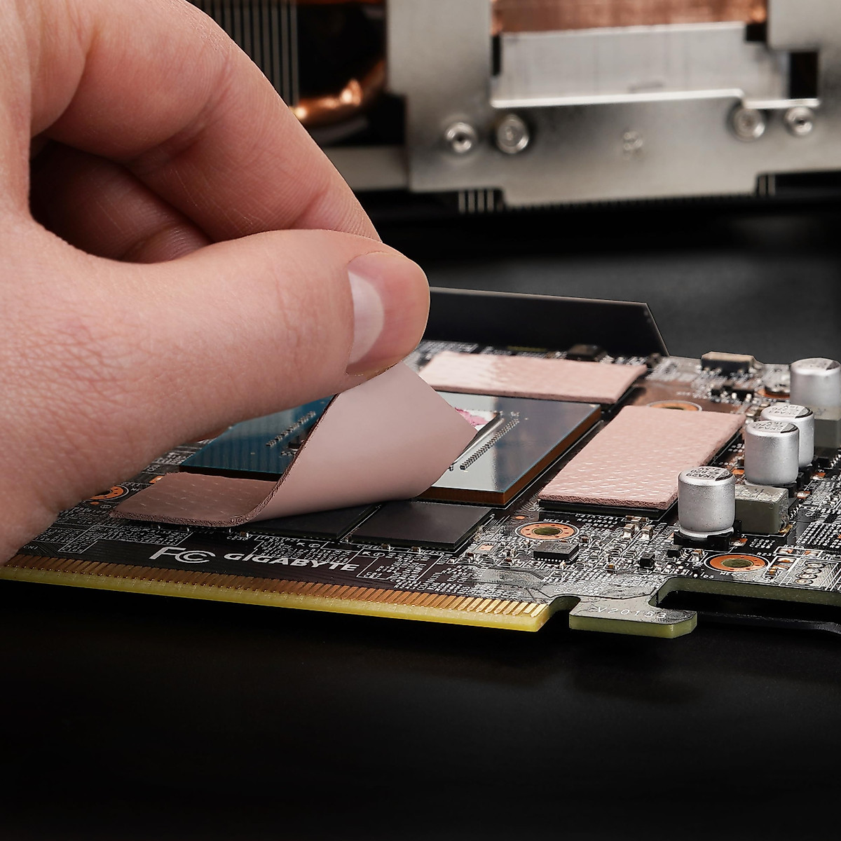 Thermal Grizzly - Minus Pad 8 (100x100x2,0mm) - Self-Adhesive Cooling Conductive Thermal Pad - Elastic and Adaptable Silicone Thermopad CPU/GPU/PS4/PS5/Xbox